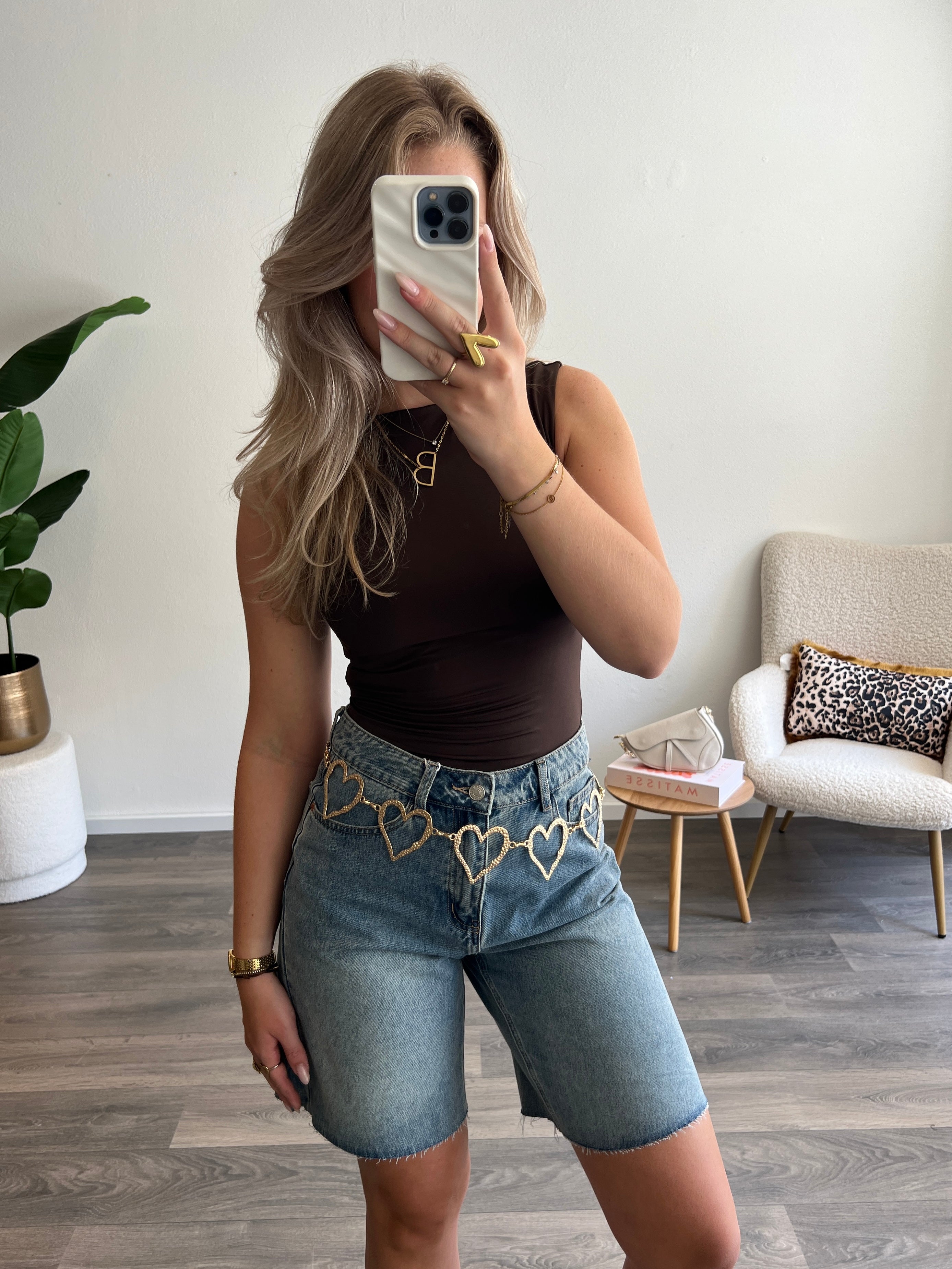 Denim Bermuda Short | Blauw – Studio Stylis